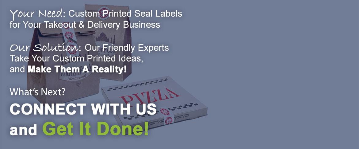 Customize Seal Labels for Takeout & Delivery with Your Restaurant's ...