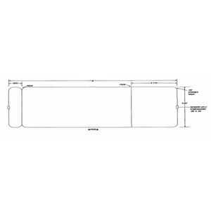 8" x 3.25" Thermal Airline Boarding Pass Stack for Self Check Kiosk ...