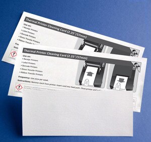 Card Reader Cleaning Cards with IPA, Size CR80, 50-Pack, K2-H80B50