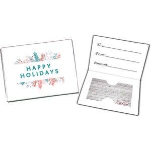 Happy Holidays Card Holders |White Background Giftcard Presenter