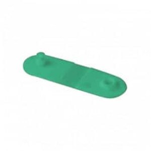 Zebra Z-Band QuickClip, Green Wristband Clips, 275 Clips, 97032-Green