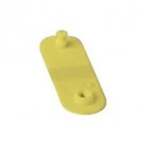Zebra Z-Band QuickClip, Yellow Wristband Clips, 275 Clips, 97032-Yellow